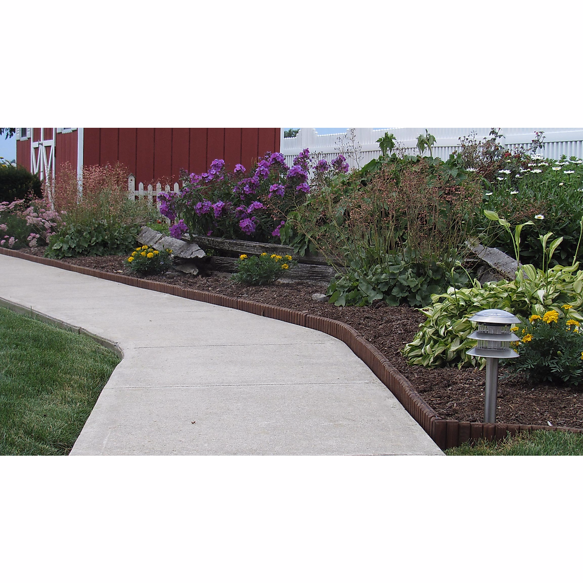 Flexible Brown Natural Lawn & Landscape Border Edging (8-Pack)