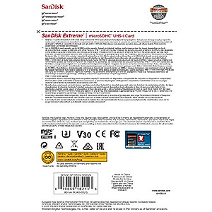 SanDisk 32GB Extreme for Mobile Gaming microSD UHS-I Card - C10, U3, V30, 4K, A1, Micro SD - SDSQXAF-032G-GN6GN