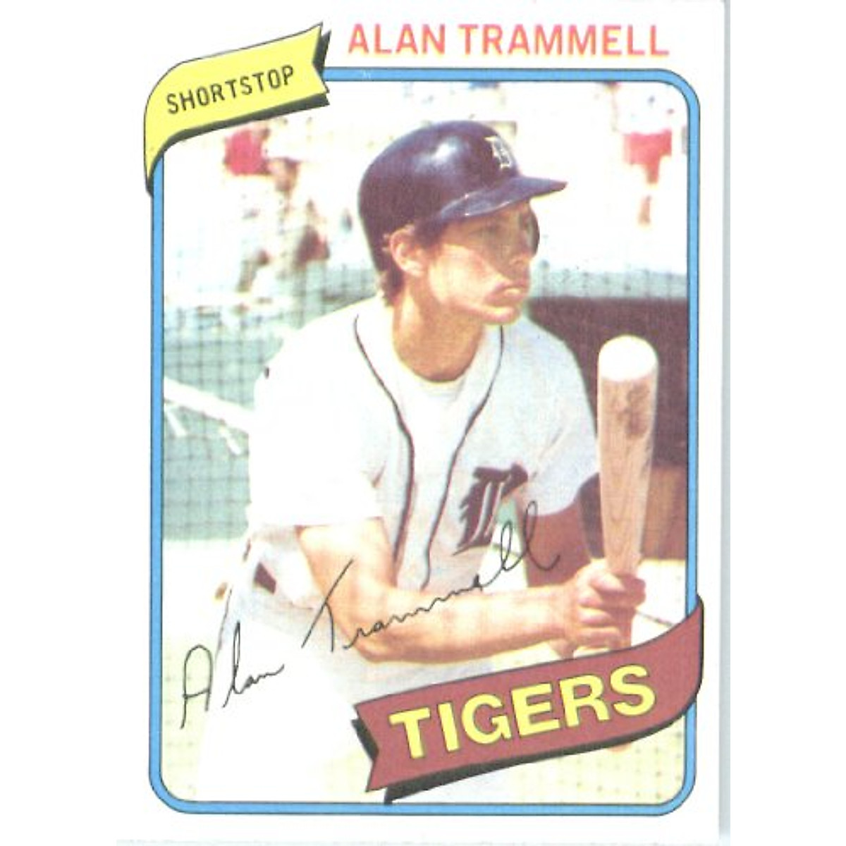 Topps 1980 232 Alan Trammell Detroit Tigers Baseball Card
