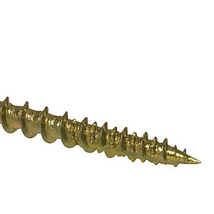 Hillman The Hillman Group 42180 Pro Crafter 8 by 2-1/2-Inch Wood Screw, 50-Piece, Yellow Zinc