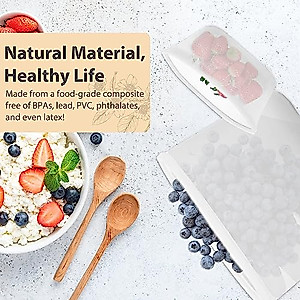 Reusable Food Storage Bags [Full Set of 8] Silicone Containers for Food Storage Freezer,Microwave,And Oven Safe Sandwich Containers Silicone Meal Prep Container,Stand Up Preservation Bag,Easy Cleaning