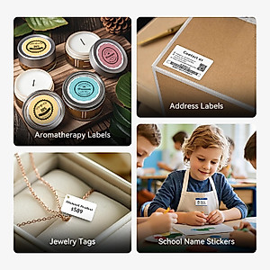 NIIMBOT B1 Label Maker Machine with Tape, 2" Portable Sticker Printer for Home School & Small Business, Compatible with Phones & PC