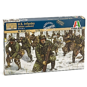 Italeri I6133 510006133 - 1:72 WWII United States Infantry Winter Uniform, Plastic Construction Kit