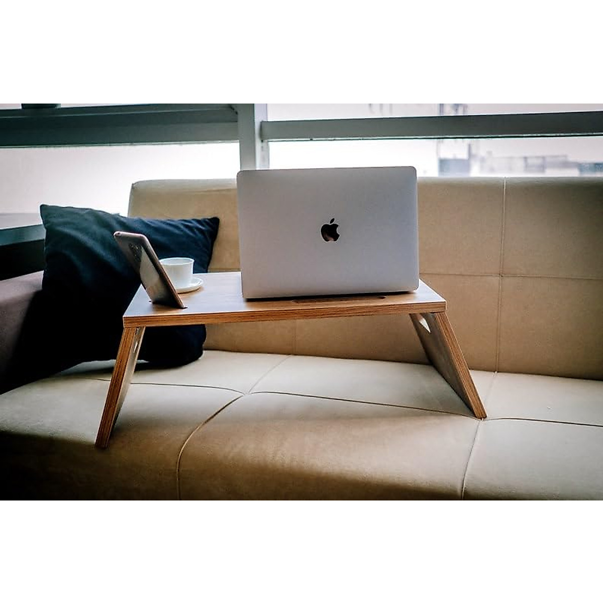 Laptop Stand, Foldable Bed Tray, Wooden Gift, Portable Foldable Tour Table, Breakfast Serving Tray, Multifunctional Coffee Table,Home GiftSCR