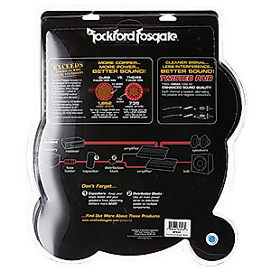 Rockford RFK4X 4 AWG Complete Amplifier Install Kit