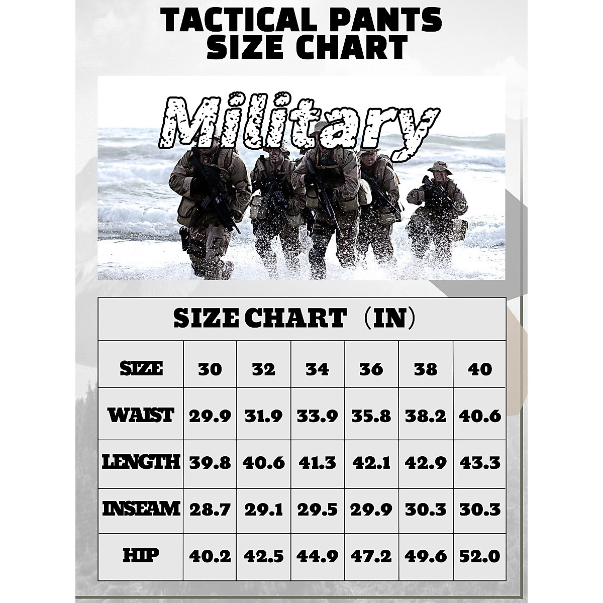 TACVASEN Hiking Pants Lightweight Cargo Pants for Men 9 Pockets Tactical Pants Water Resistant Quick Dry Work Pants for Men Construction Stretch Outdoor Khaki 40