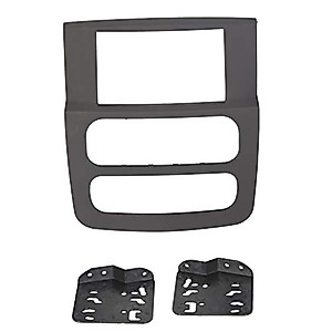 HECASA Double Din Radio Stereo Dash Kit Compatible with 2002 2003 2004 2005 Dodge Ram 1500 2500 3500 Without Wiring Harness