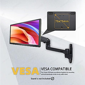 LESOWN 10 inch Monitor Touchscreen Small HDMI Portable Display 1024x600 IPS Computer 10.1 inch Secondary Screen Mini Monitors for Windows Mac Laptop PC