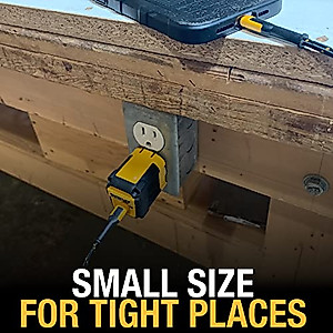 DEWALT 30W PD USB Wall Charger — Worksite USB-C Charger — Android and Apple Compatible Fast Charger — Foldable Plug — Type C Charger Compatible with iPhone 14 13 12 Pro Max iPad Pro