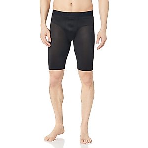 Cramer Men's Compression Shorts for Quads, Groin and Hamstring Support, Athletic Compression Gear, Performance Compression Shorts, Anti-Bacterial and Moisture-Wicking Fabric, Black, Medium