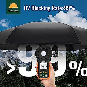 Chakipee Small Mini Sun Umbrella Light Compact Design Perfect for Travel Pocket Lightweight Portable UV Umbrella for Sun Protection, Sun&Rain Folding Umbrella