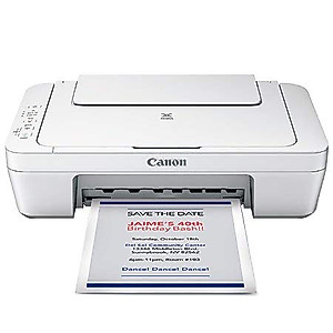 Can-on Pixma MG25Series All-in-One Inkjet Printer, Scanner & Copier, Up to 60 Sheets Paper Tray - Hi-Speed USB Connectivity+ Bools USB Printer Cable