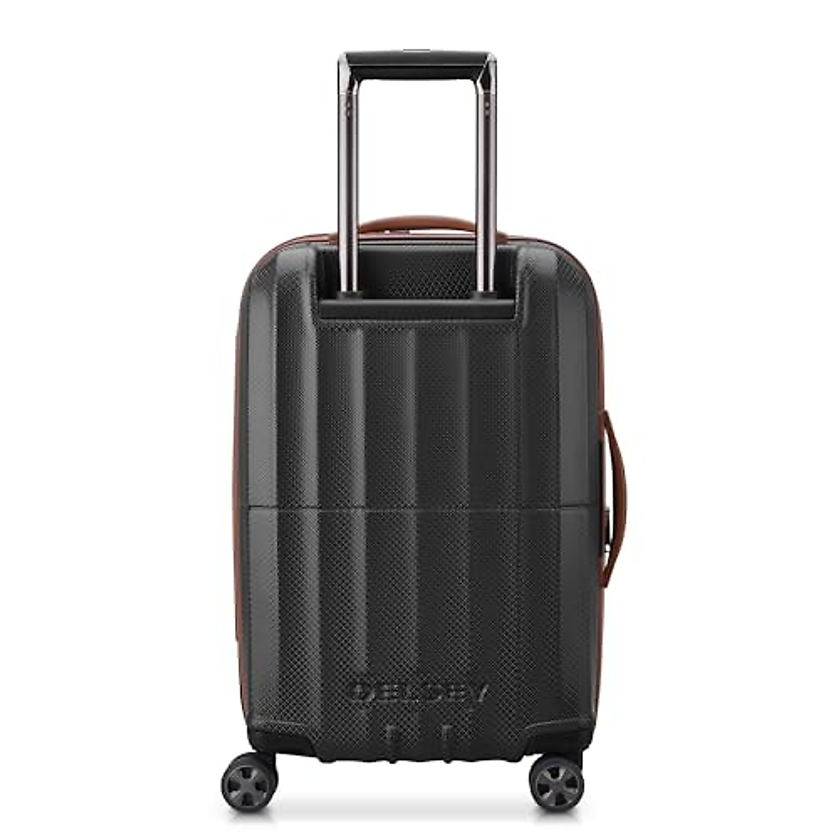 DELSEY PARIS St. Tropez Hardside Expandable Luggage with Spinner Wheels, Black, Carry-on 21 Inch
