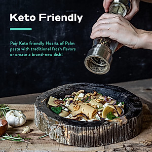 Natural Heaven Pasta, Hearts of Palm Pasta Spaghetti Noodles, Gluten Free, Vegan, Low Carb Pasta for a Keto Snack or Healthy Food Meal 9 Ounce (Pack of 4)