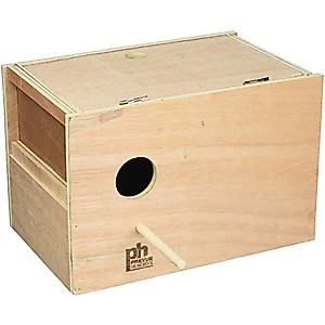 Prevue Pet Products BPV1105 Outside Mount Nest Box for Parakeet, Medium