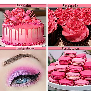 Shimmer Pink Edible Glitter For Drinks, 4g Food Grade, Sujoygar, Luster Dust for Cake Decorating, Cocktail, Baking, Chocolate, Strawberrie