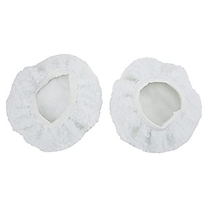 Uxsiya Polishing Buffing Foam Pads, Fiber Buffing Sponge Pad Bonnet Set with Adapter Tray for Polisher for 5-6 inch Pneumatic or Electric Polishing Machine