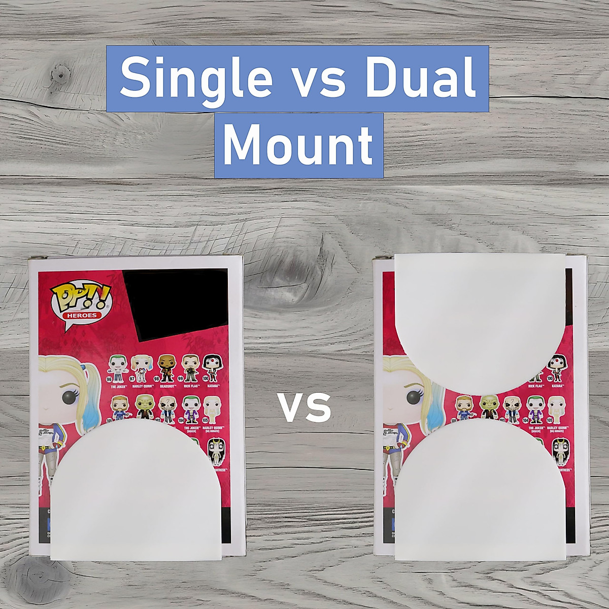 Funko Pop Shelf | Floating Figurine Display | Slim Minimalist Design Floating Figurine Shelf (10 Pack)