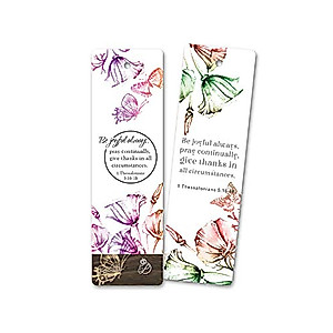 60 pcs Christian Bible Verses Flower Bookmarks. Beauty EBOOK. Encouraging, Inspiration, Unique Design Bookmark.