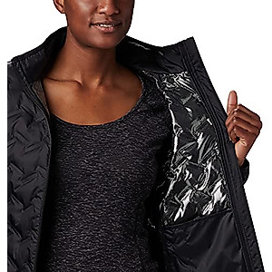 Columbia Women's Delta Ridge Down Jacket, Black, Medium