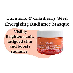 Kiehl's Merry Masking Trio Holiday Gift Set:: Turmeric & Cranberry Seed Energizing Radiance Mask, Calendula Petal-Infused Calming Mask, and Rare Earth Deep Pore Cleansing Mask