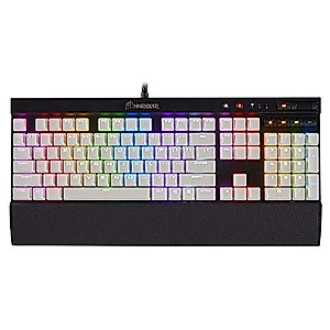 CORSAIR Gaming PBT Double-shot Keycaps Full 104/105-Keyset - White