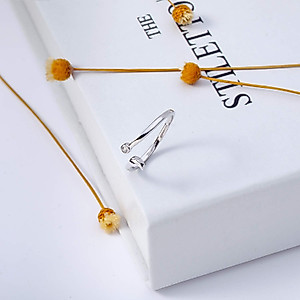 VIKI LYNN Semicolon Rings 925 Sterling Silver CZ Adjustable Open Jewelry for Women