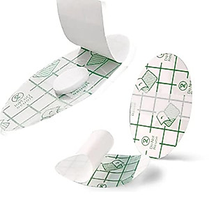 Citihomy 60pcs Ear Covers for Shower,Disposable Baby Waterproof Ear Water Protection Covers Caps Ear Stickers for Swimming Bathing Showering Surfing Water Sports