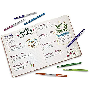 Paper Mate 1928605 Point Guard Flair Bullet Point Stick Pen, Assorted Colors, 7Mm, 12/Set (Pap1928605)