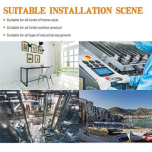 34pcs Black Pipe Post Bolt Screw Rubber Thread Protector Cover Vinyl Tube End Caps,Assorted 1/4-inch to 7/8-inch-5 Sizes