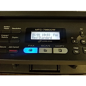 Brother Printer MFC7860DW Wireless Monochrome Printer with Scanner, Copier & Fax