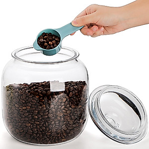 Goaste 135oz Acrylic Cookie Jar with Lid, Airtight Candy Jar Unbreakable, Clear Plastic Apothecary Jar with Silicone Sealing Ring for Dog Treats, Snack, Nuts, Chocolate, Sugar, Herbs, Spices, Cereals