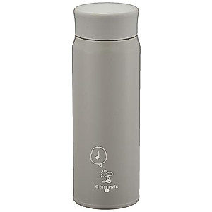 Peanuts Snoopy PD-2911 Stainless Steel Bottle, Gray, Gray