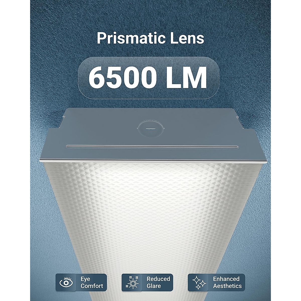 Sunco 4 Pack 50W 7 Inch LED Commercial Industrial Warehouse Workshop Prisma Wraparound Light, 6500 Lumens, 3 CCT 4000K Cool White/5000K Daylight/6000K Daylight Deluxe, Non-Dimmable, AC120-277V - ETL