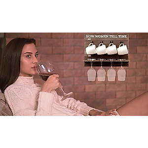 Mothers Day Gifts for Women - Unique Funny Wine Gift for Mom - Great Gift Idea for Moms, Sister, Wife, Aunt, Mother in law - Womans Birthday Presents - Includes 4 Wine Glasses and 4 Coffee mugs