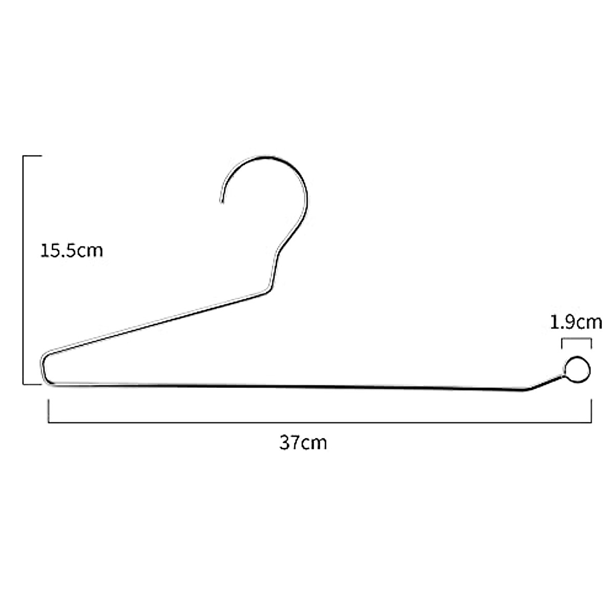 Blanket Hanger Pants Hangers Non Slip Hangers Heavy Duty Stainless Steel Hanger, Non-Slip Finishing Hanger for Quilts, Bedding, Towels, Pants, tablecloths, Carpets (Pack of 8)