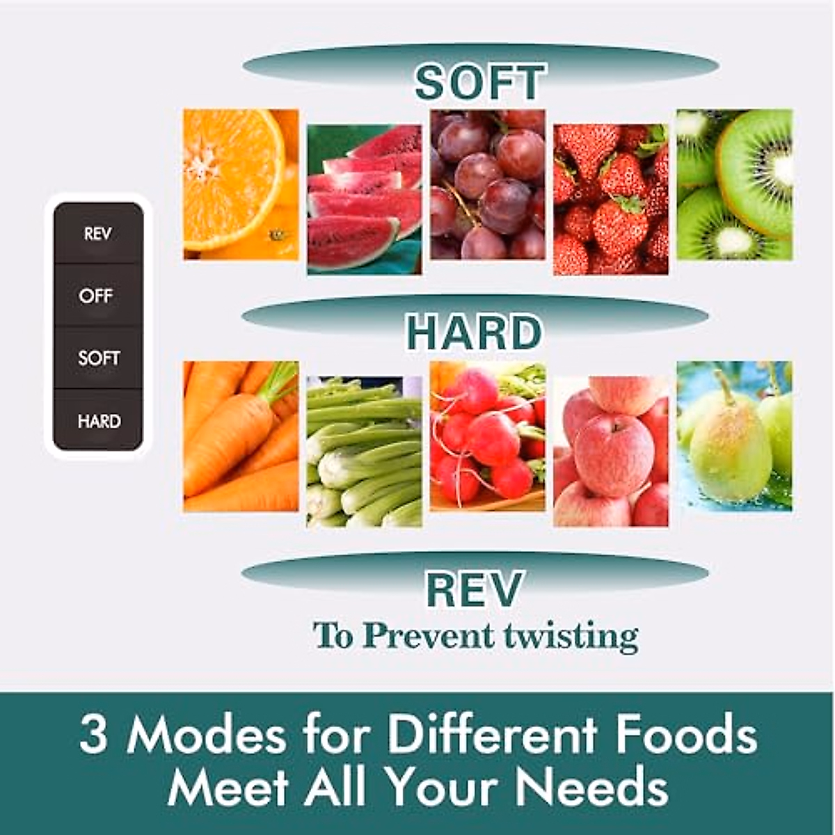 SiFENE Cold Press Juicer Machine, Wide Feed Chute, High Yield, Better Flavor, Easy to Clean Juice Extractor Maker for Whole Fruit & Vegetable, BPA-Free Celery Juicer with Quiet DC Motor