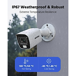 ANNKE 5MP Lite Wired Security Camera System with AI Human/Vehicle Detection, H.265+ 8CH Surveillance DVR with 1TB Hard Drive and 8 x 1080p HD Outdoor CCTV Camera, 100 ft Night Vision, Remote Access