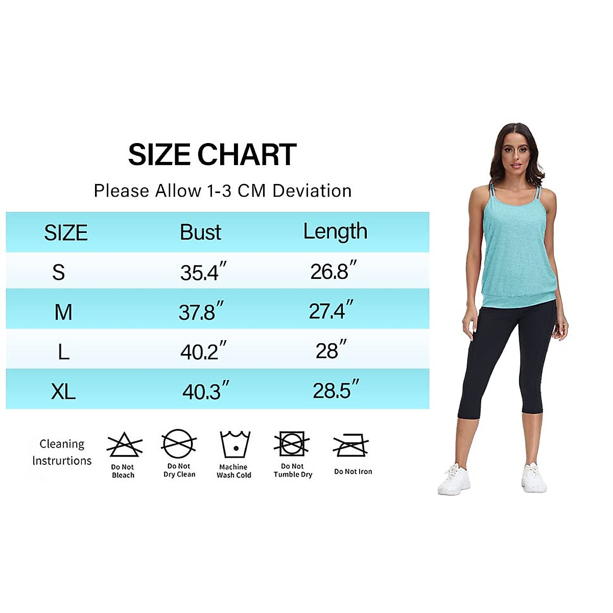 Fanfly 2 Pack Workout Tank Tops for Women Loose Fit Athletic Yoga Tops Spaghetti Strap Sports Running Gym Shirts