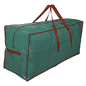 Propik Christmas Tree Storage Bag | Fits Up to 9 Ft. Tall Disassembled Tree | 65” X 15” X 30” Holiday Tree Storage Case | Xmas Storage Container with Handles and Sleek Zipper (Green)