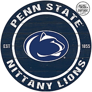 KH Sports Fan Penn State Nittany Lions 20"x20" inOutdoor Circle Sign, Team Color