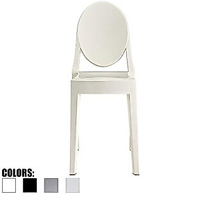2xhome - Victoria Style Ghost Side Chair Transparent Acrylic Chair
