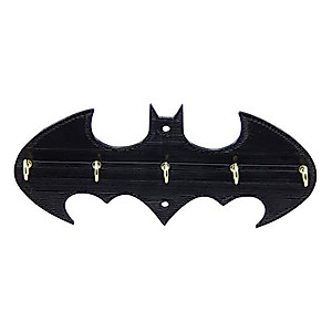 Medallurgy Retro Batman Key Rack Holder Hanger Hook Dark Knight Entryway Organization Decor Wall Key Hooks Jewelry Organizer