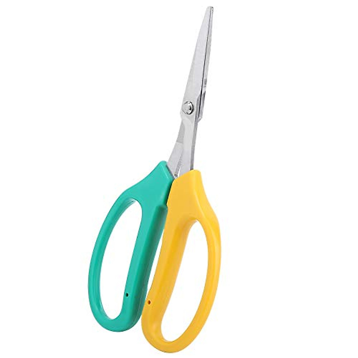 Gardening Shears, Curved Blade Grape Pruning Shears Stainless Steel Bonsai Shears Fruit Branch Picking Scissors