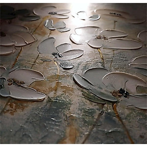 ArtbyHannah Wall Paintings Large Canvas Wall Art Wall Decor Living Room Textured 3D Hand-Painted Oil Painting Flowers Wall Art for Office Bedroom, 24x48