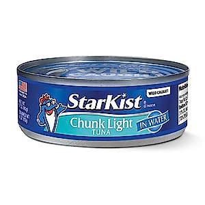 StarKist Chunk Light Tuna in Water, 5 oz Can, Pack of 8