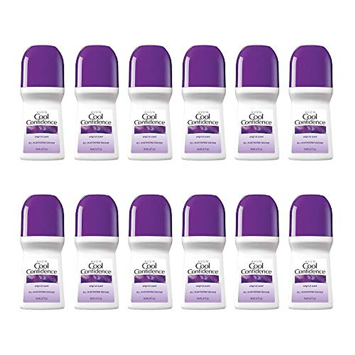 Avon Deodorant Bonus Size Pack of 12 (COOL CONFIDENCE ORIG)