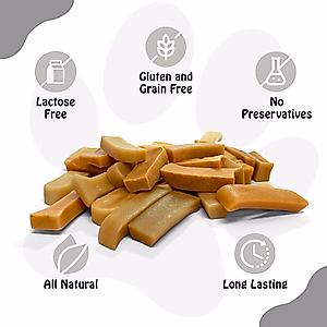 PIMA - Canine Cheese Chews, Natural Yak Chews for Dogs 55 lbs or Larger, Lactose-Free Yak Cheese Dog Chews, Yak Chews for Large Dogs with Protein and Vitamin E, D and A, Extra Large, 1 Chew, 5.3 oz