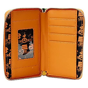 Loungefly Peanuts Great Pumpkin Snoopy Halloween Zip Around Wallet