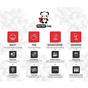 YoYoInk Compatible Printer Ink Cartridge Replacement for Brother LC-3029 LC3029 LC 3029 XXL (1 Black, 1 Cyan, 1 Magenta, 1 Yellow; 4 Pack)